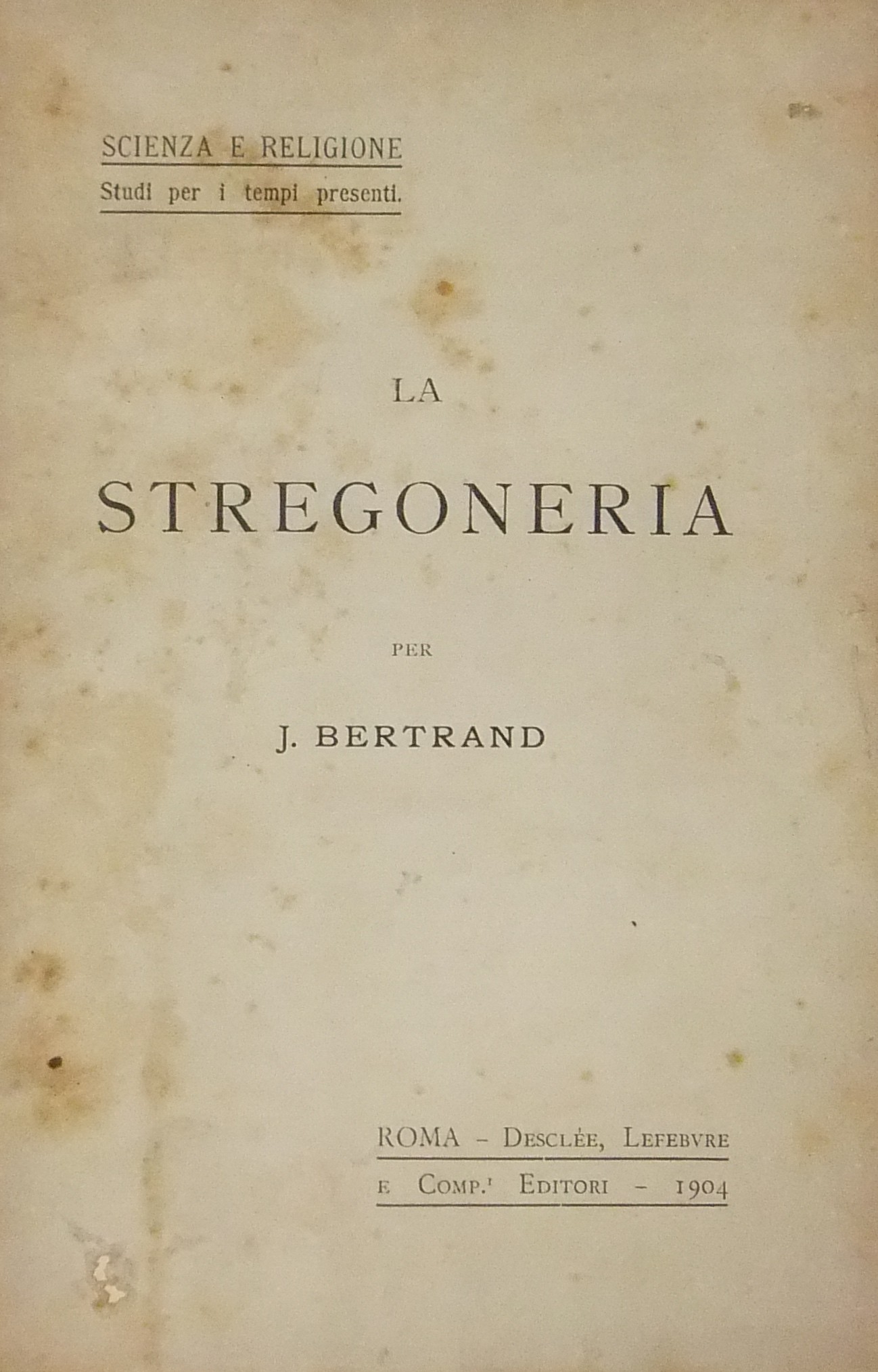 La stregoneria