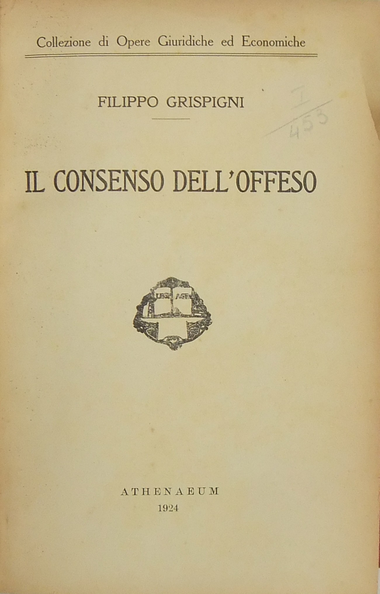 Il consenso dell'offeso