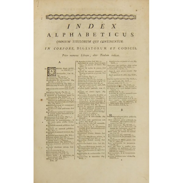 Pandectae justinianeae in novum ordinem digestae cum legibus Codicis et ...