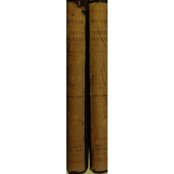 Rivista di diritto privato. Diretta da Mario Rotondi