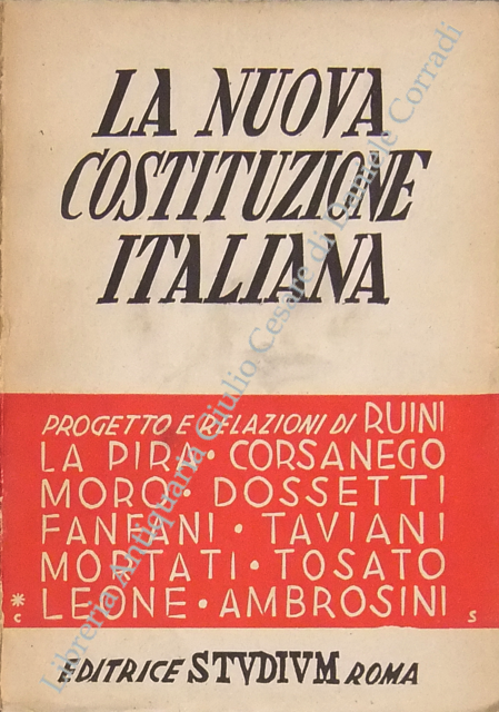 La nuova Costituzione italiana