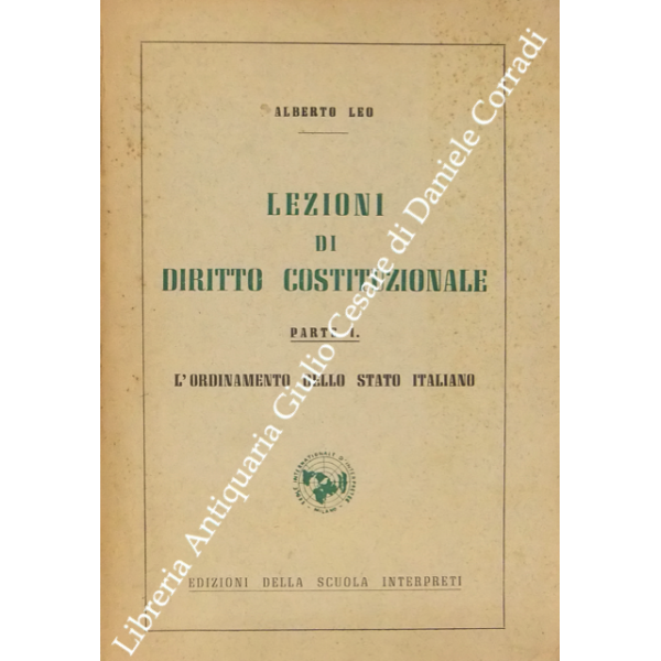 Lezioni Di Diritto Costituzionale